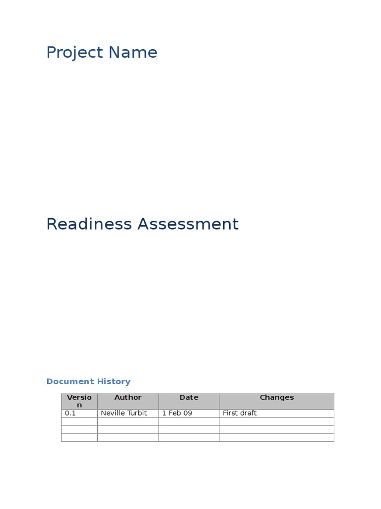 Go Live Readiness Assessment | PDF | Documentation | Business Process