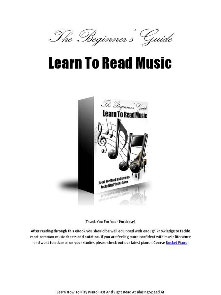 Learn To Read Music | PDF | Clef | Sound