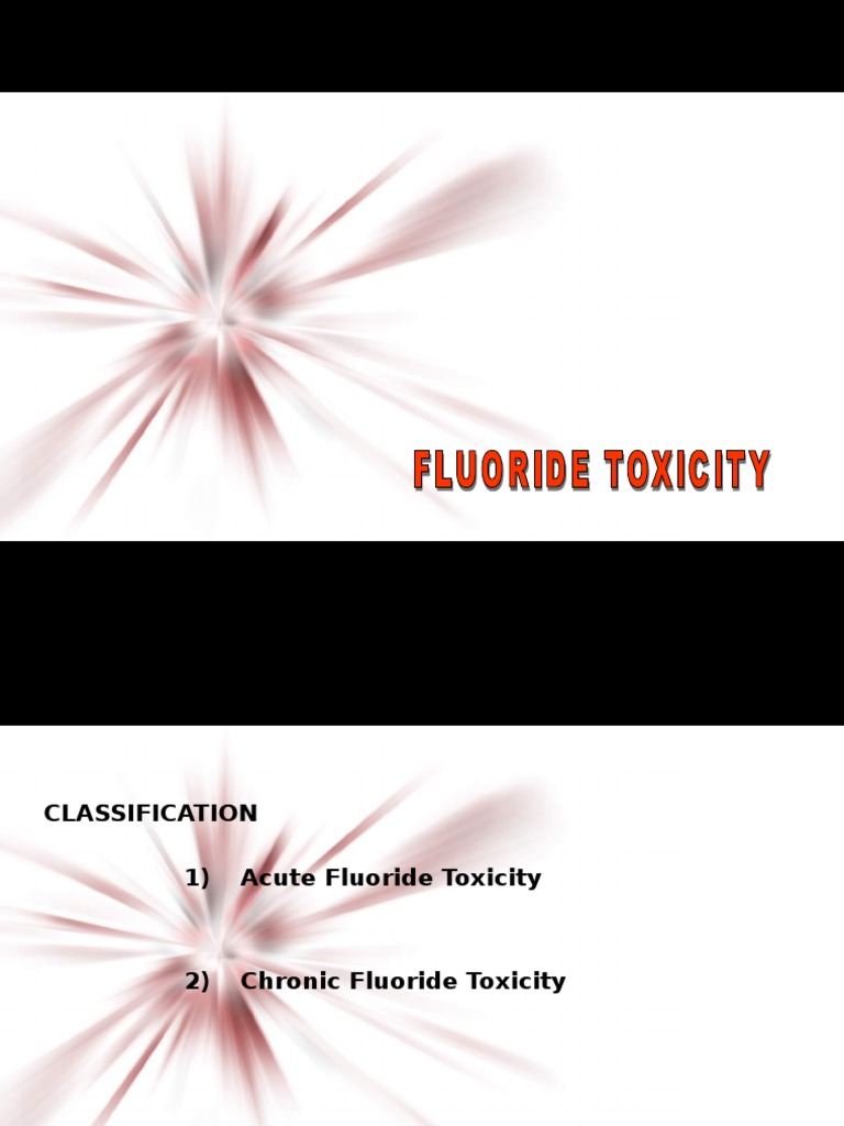 Fluoride Toxicity | PDF | Fluoride | Clinical Medicine