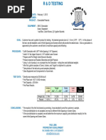 Carton Drop Test - Working Instruction | PDF | Kilogram | Business