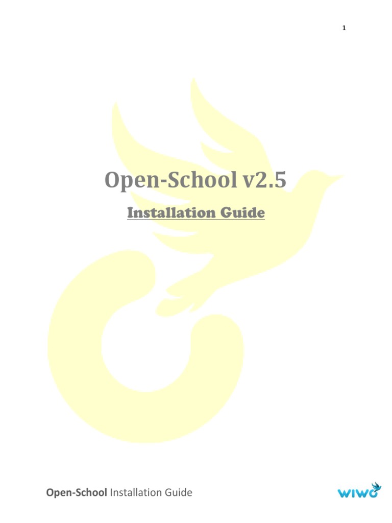 Open School Installation Guide | PDF | Installation (Computer Programs ...
