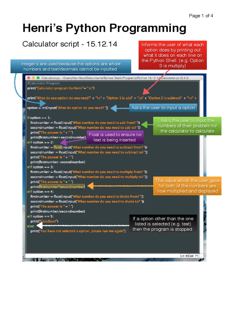 Python Programming Examples | PDF | Python (Programming Language ...