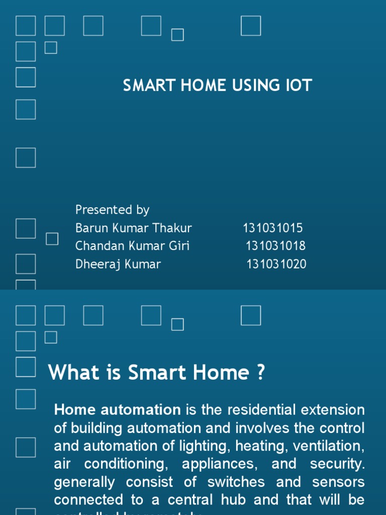 Final Year Project Iot Home Automation Pdf