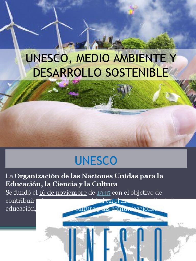 Unesco%2c Medio Ambiente y Desarrollo Sostenible | PDF | Unesco ...