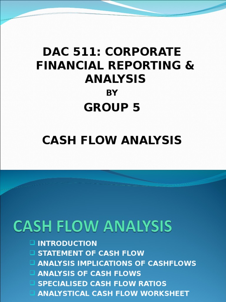 Cash Flow Analysis Presentation | Cash Flow Statement | Investing