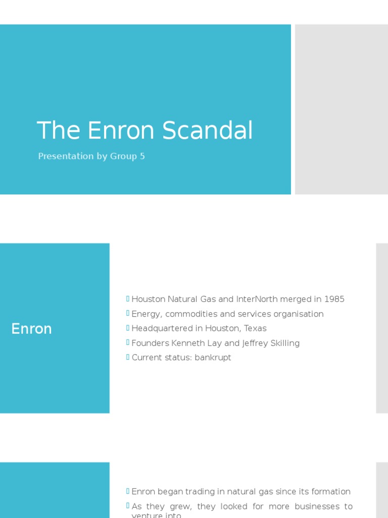 The Enron Scandal | PDF | Enron | Stocks