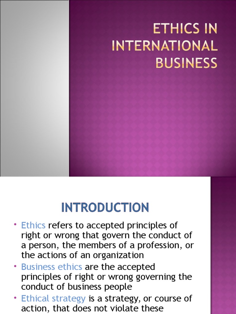 Ethics | PDF | Bribery | Corruption