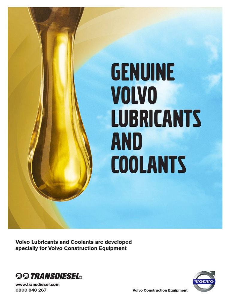 Volvo Lubricants & Coolants A5 Brochure - Nov 26 | Motor Oil ...
