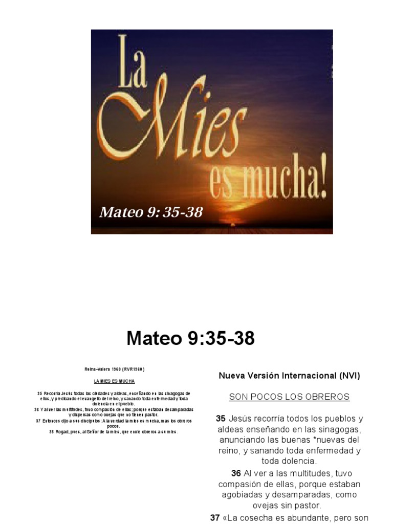 Predica Mateo 9 17-9-13 | PDF