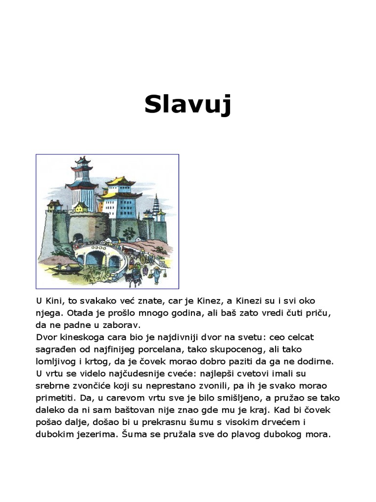Slavuj - Andersen | PDF