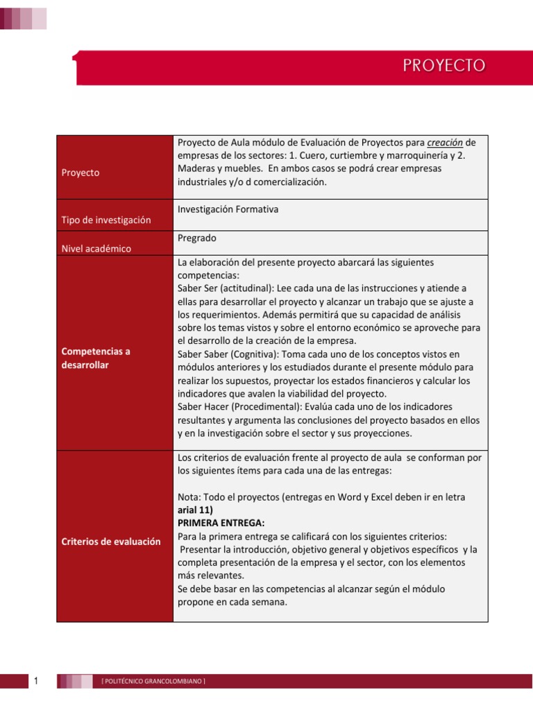 Proyecto PDF | PDF
