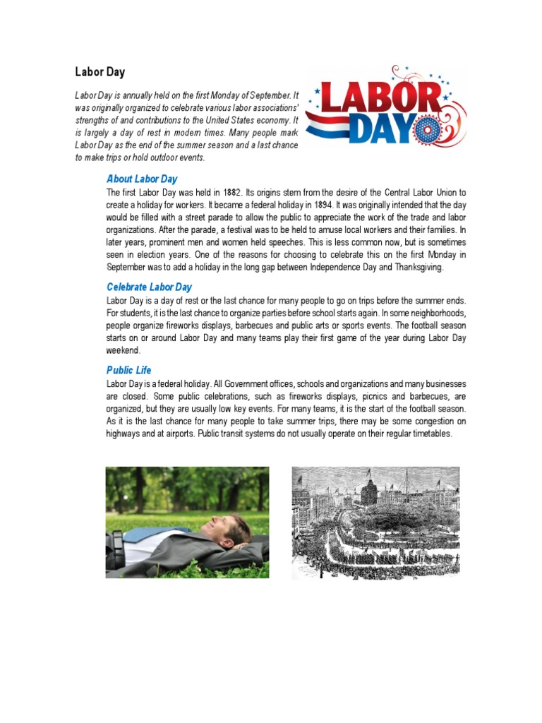Labor Day | PDF