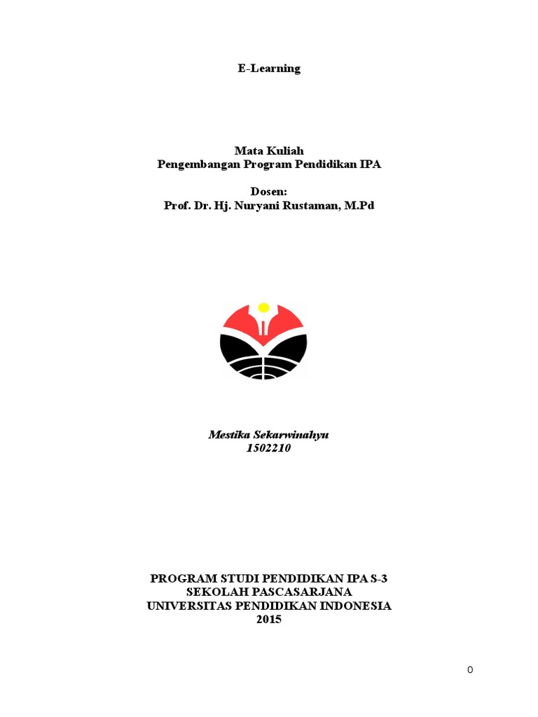 Makalah e Learning | PDF | Komputer