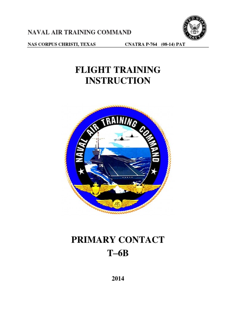 T6B Primary Contact FTI | PDF | United States Naval Aviator | Flight ...
