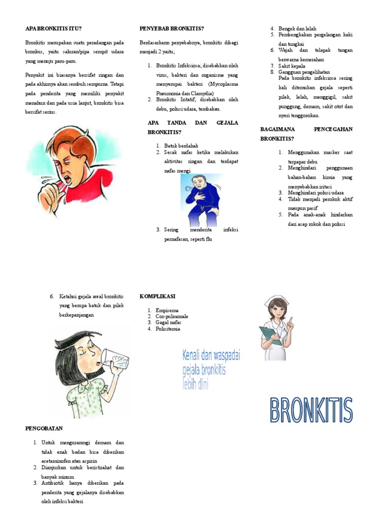 Leaflet Bronkitis | PDF