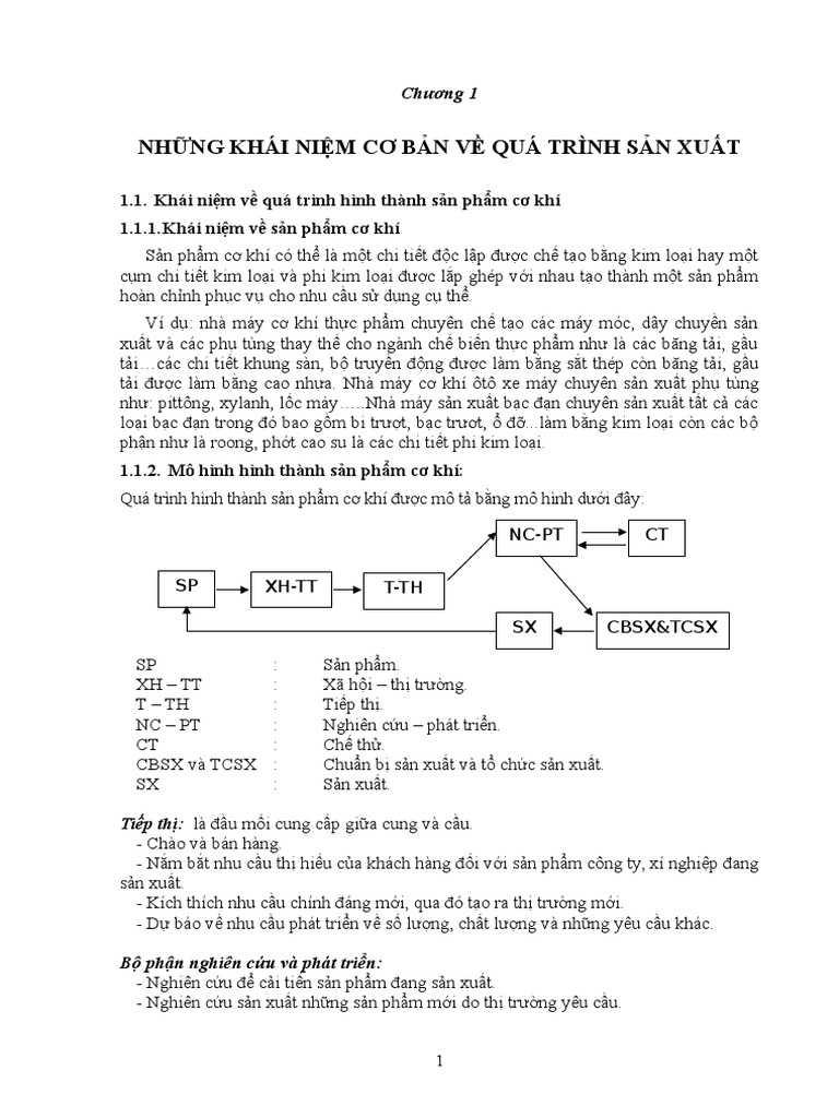Giáo Trình CNCTM1 | PDF