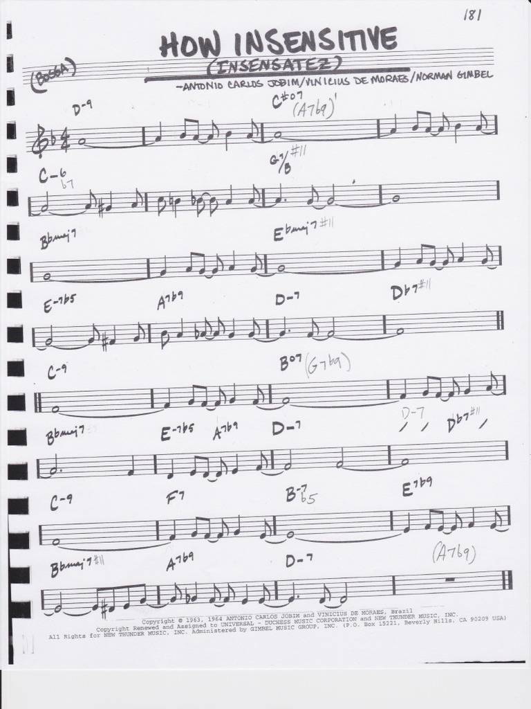 How Insensitive | PDF