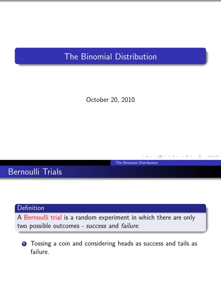 Binom PDF | PDF