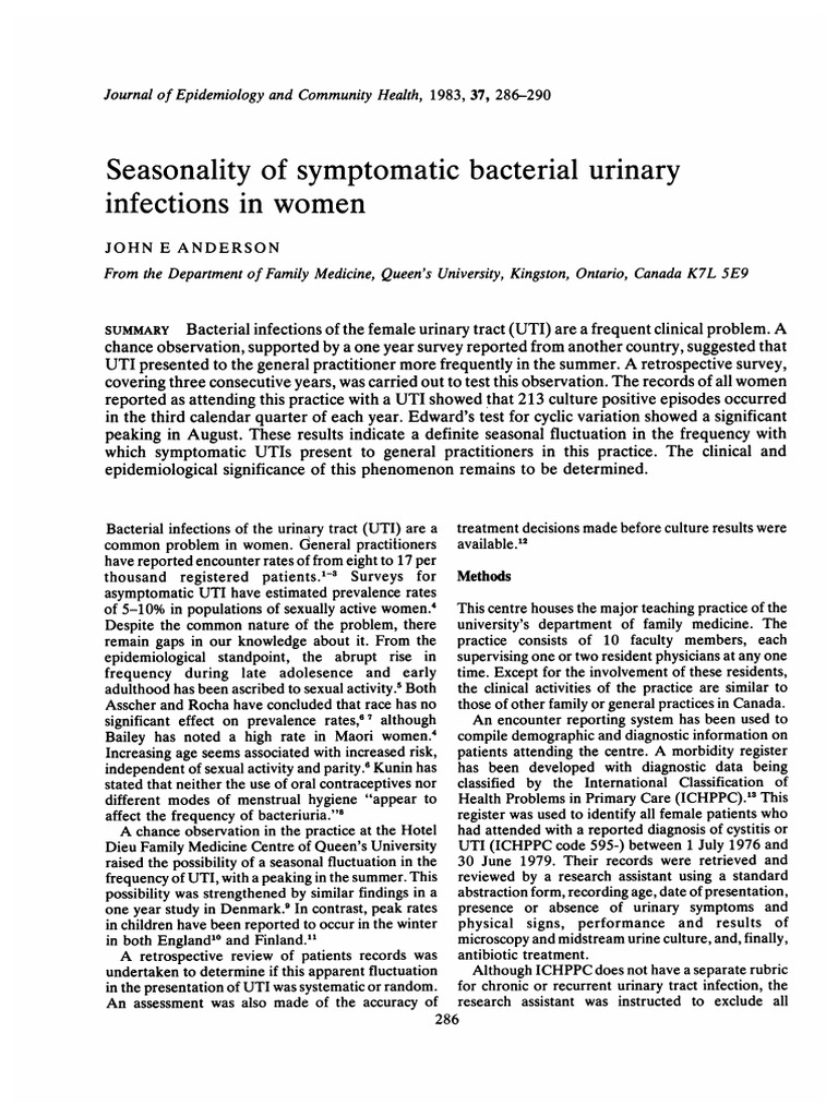 Uti PDF | PDF | Urinary Tract Infection | Public Health