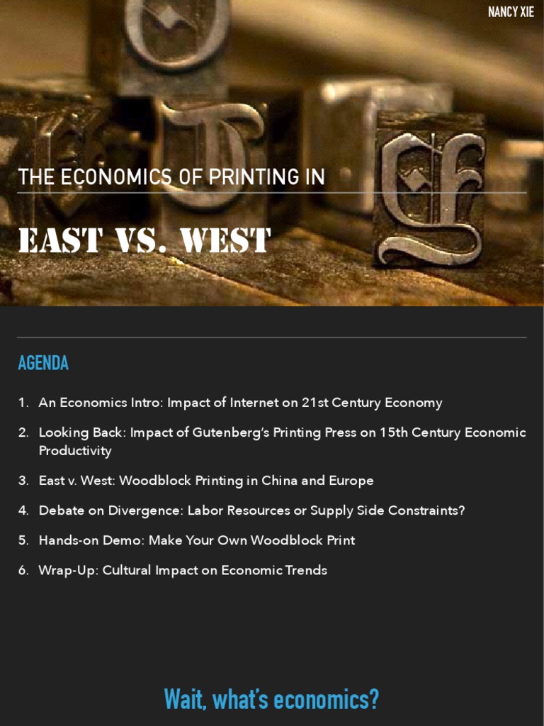 Economic Impact of the Printing Press | PDF | Printing | Printing Press