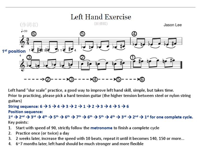Left Hand Exercise | PDF