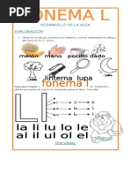 Actividades educativas con la letra L | PDF