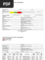 Crane Load Test Procedure | PDF | Crane (Machine)