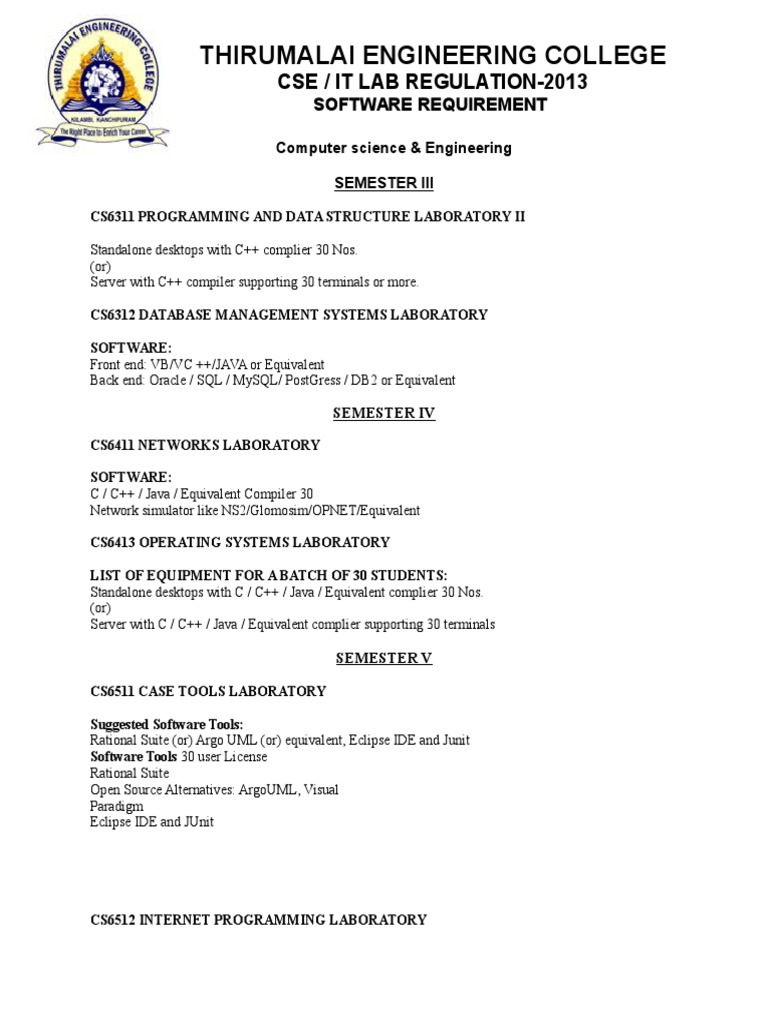 LAB 2013 Requirment | PDF | My Sql | Java (Programming Language)