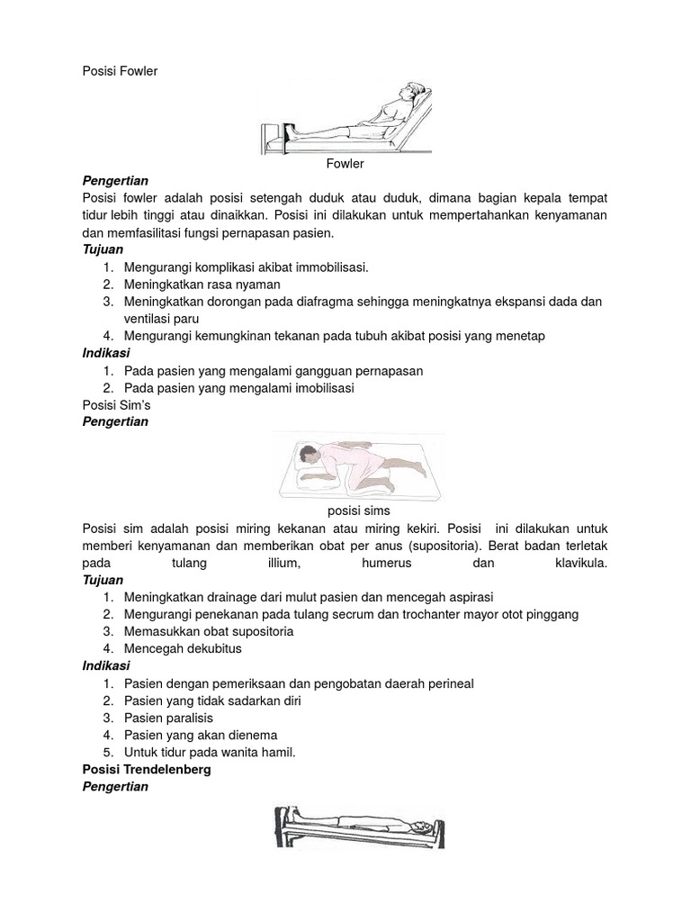 Posisi Fowler | PDF