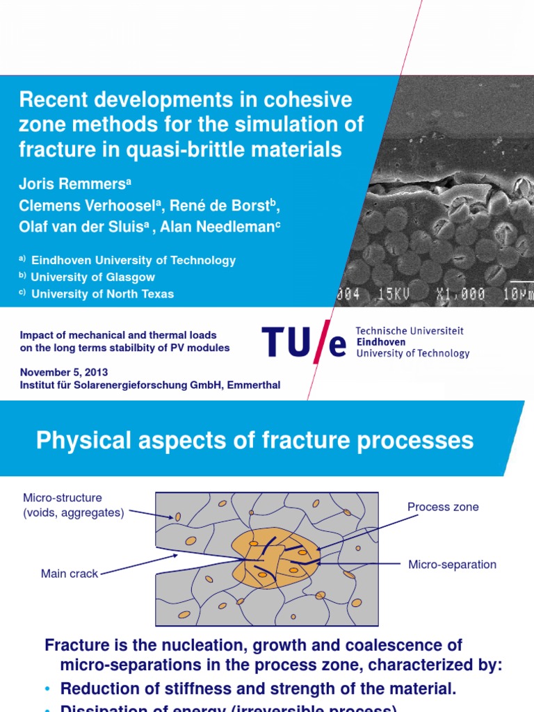 An Overview of Cohesive Zone Methods for Modeling Fracture Processes in ...