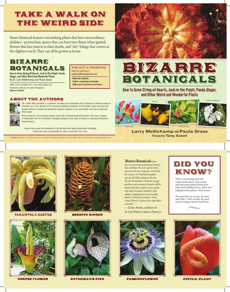 Bizarre Botanicals, by Larry Mellichamp and Paula Gross | PDF | Botany ...