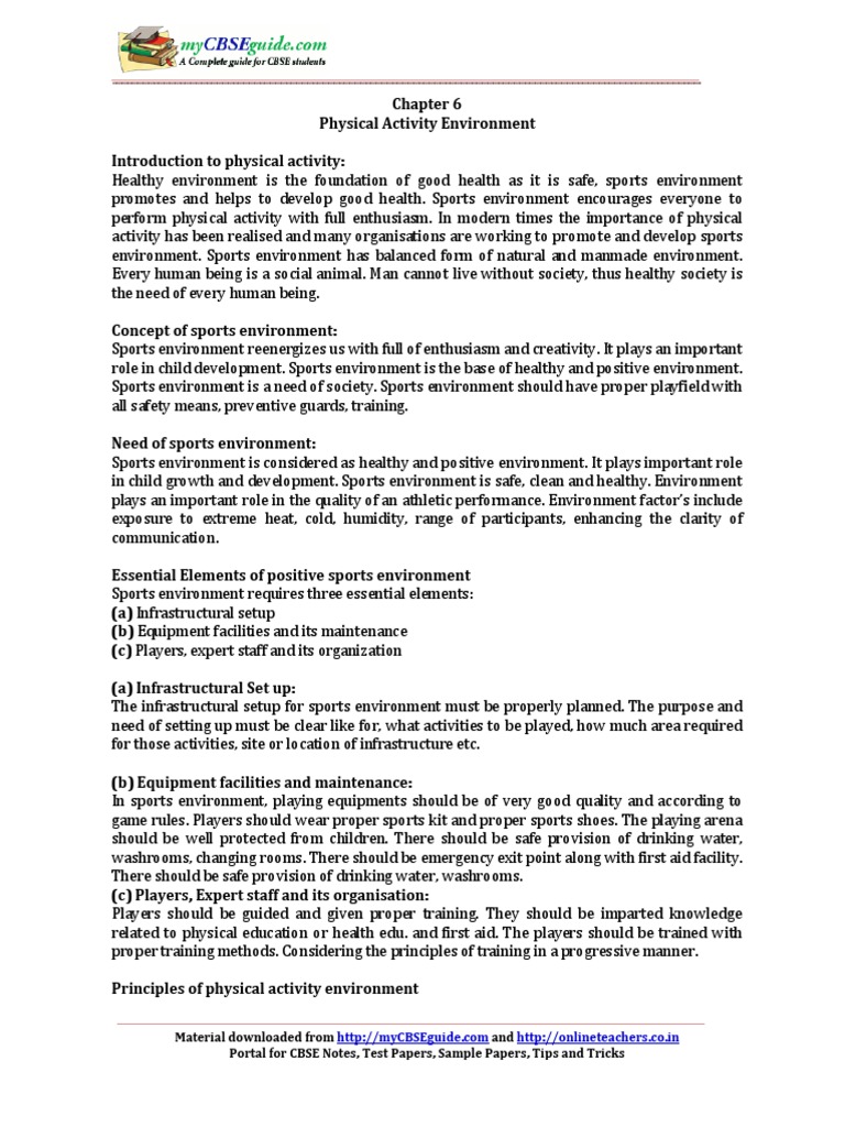 Essential Elements of Positive Sports Environments | PDF | Behavior ...
