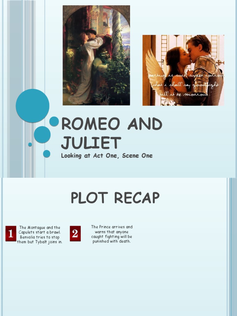 Romeo and Juliet - Act One Scene One New | PDF | Characters In Romeo ...