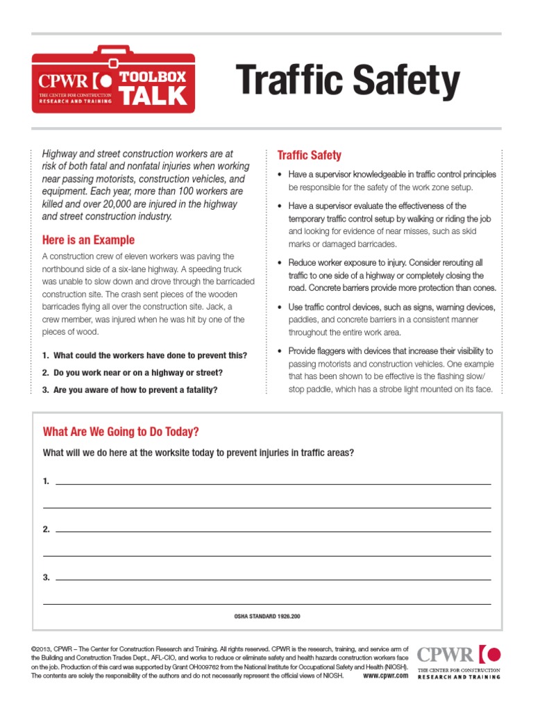 Traffic Safety | PDF