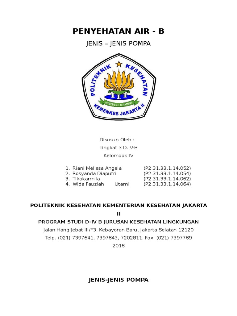 5 - Jenis - Jenis Pompa | PDF