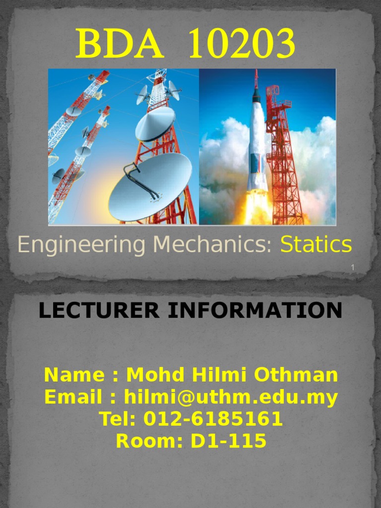 Engineering Mechanics:: Statics | PDF | Technology & Engineering