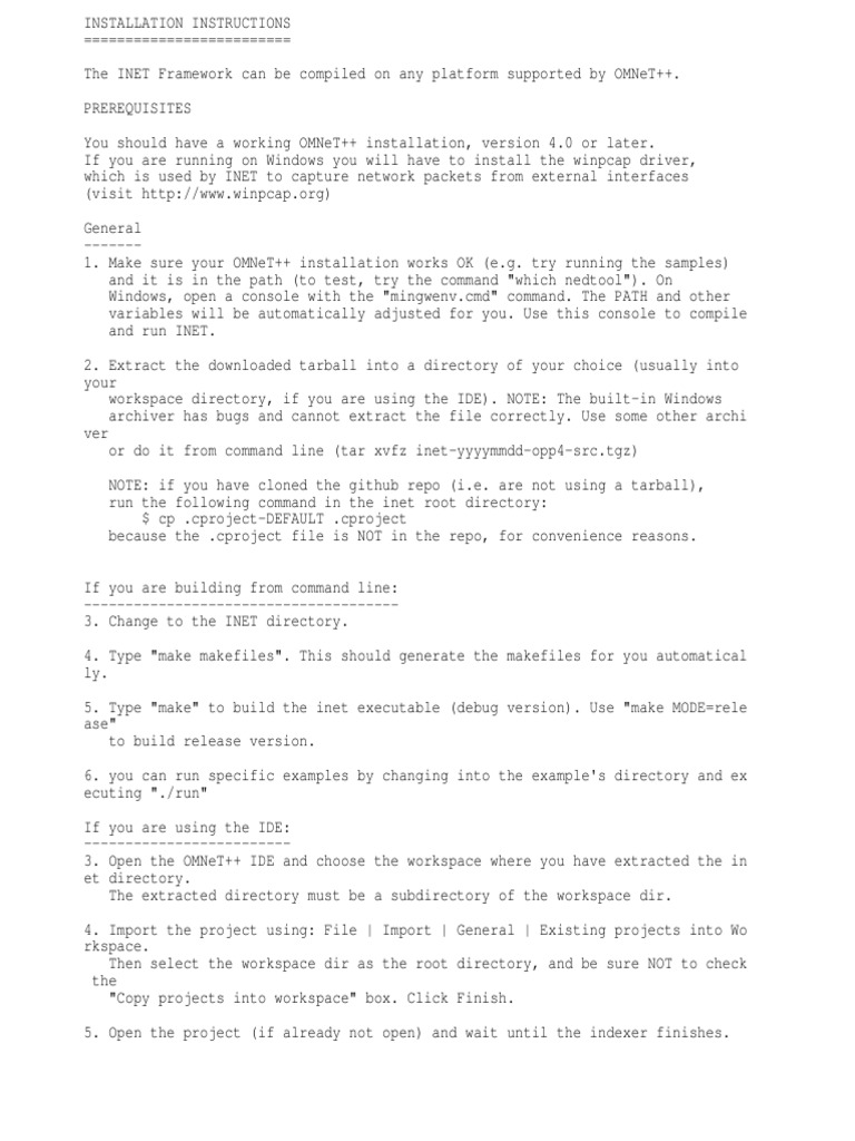 Install Inet | PDF | Command Line Interface | Library (Computing)