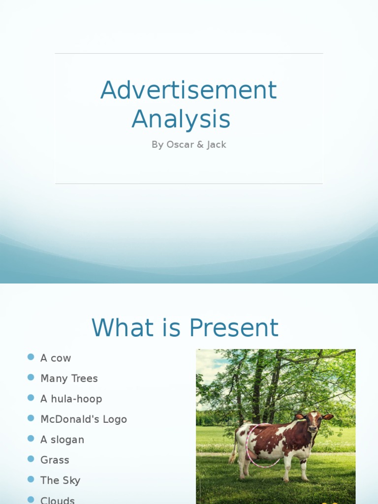 Advert Analysis | PDF