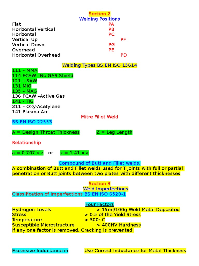 Welding Positions: Section 2 PA PB PC PF PG PE PD | PDF | Steel | Welding
