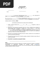 Model de Notificare Reziliere | PDF