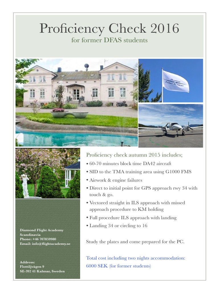 Proficiency Check 2016: For Former DFAS Students | PDF