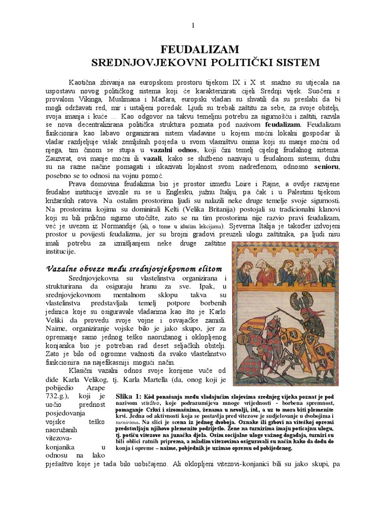 Lekcija 10 - Feudalizam | PDF