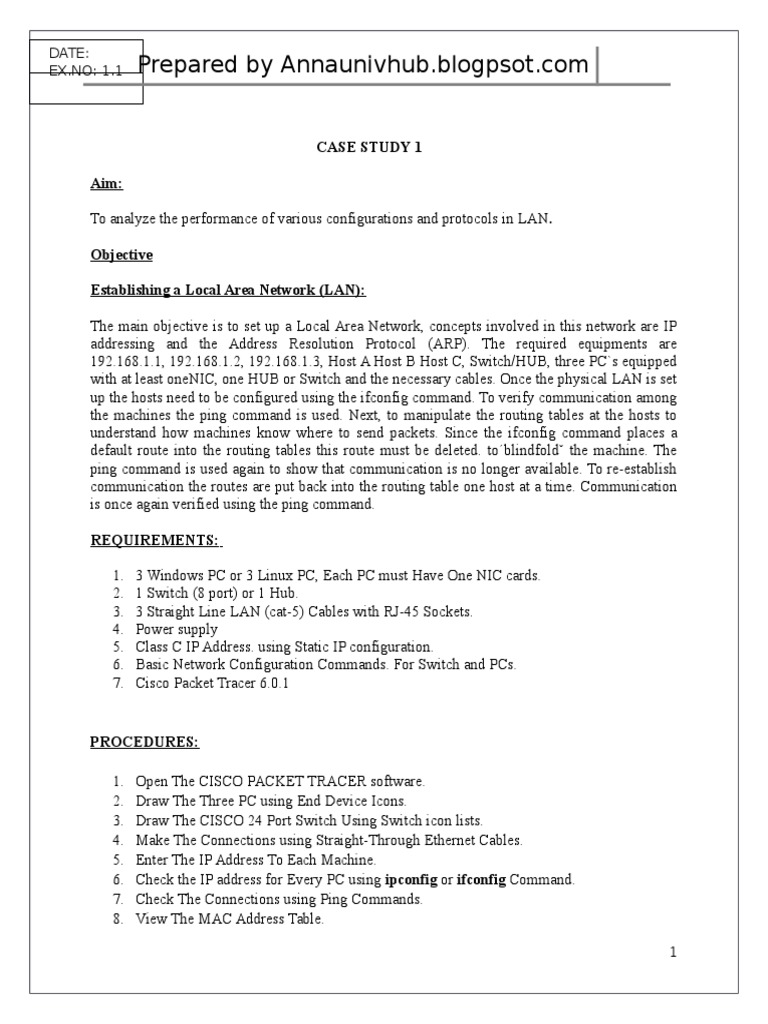Analysis of Connecting Two Local Area Networks Using Multiple Routers ...