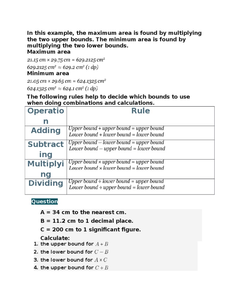 U and L Rules | Download Free PDF | Multiplication | Analysis