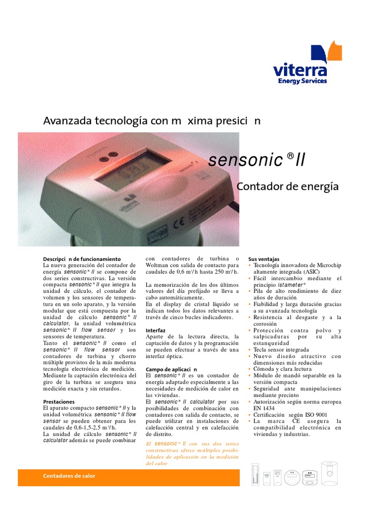 Sensonic II | PDF | Caldera | Energía y recursos