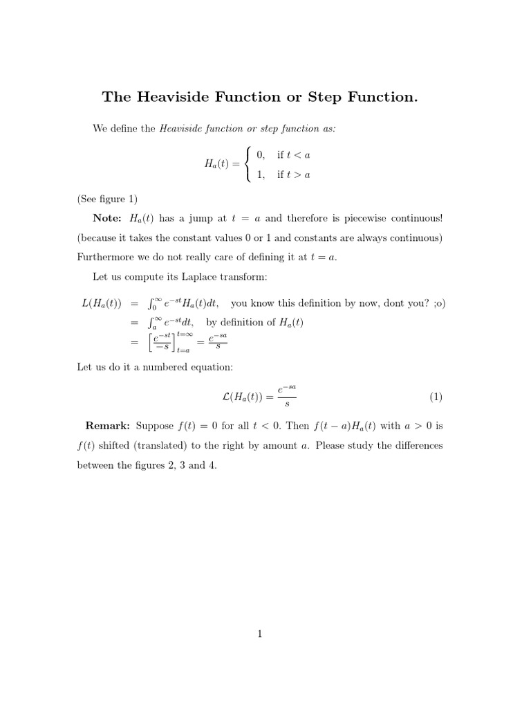 Linearity Function Pdf Laplace Transform Trigonometric Functions