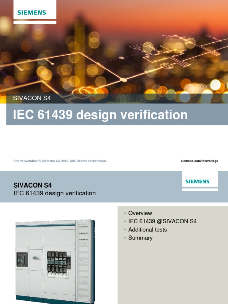 Sivacon S4 | PDF | Technology & Engineering