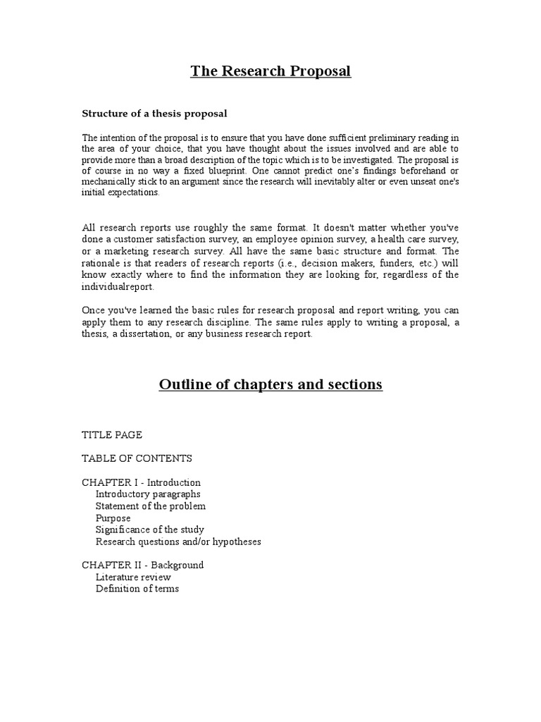 How To Write A Research Proposal | PDF