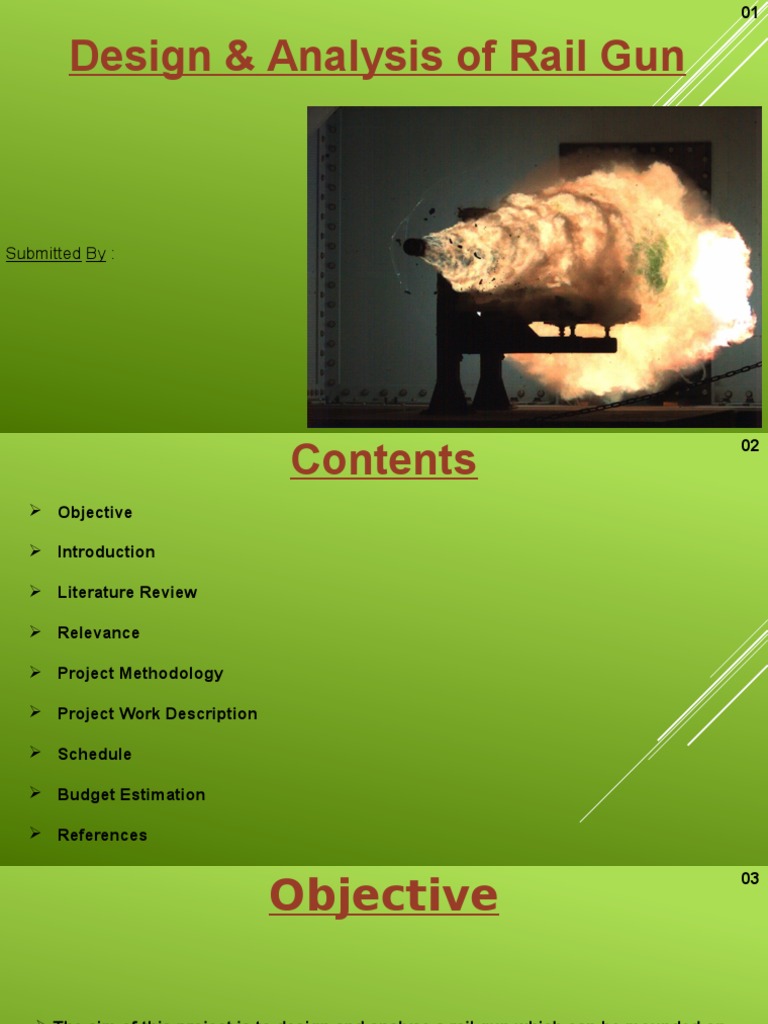 Rail Gun Project Presentation | PDF | Electric Current | Gun