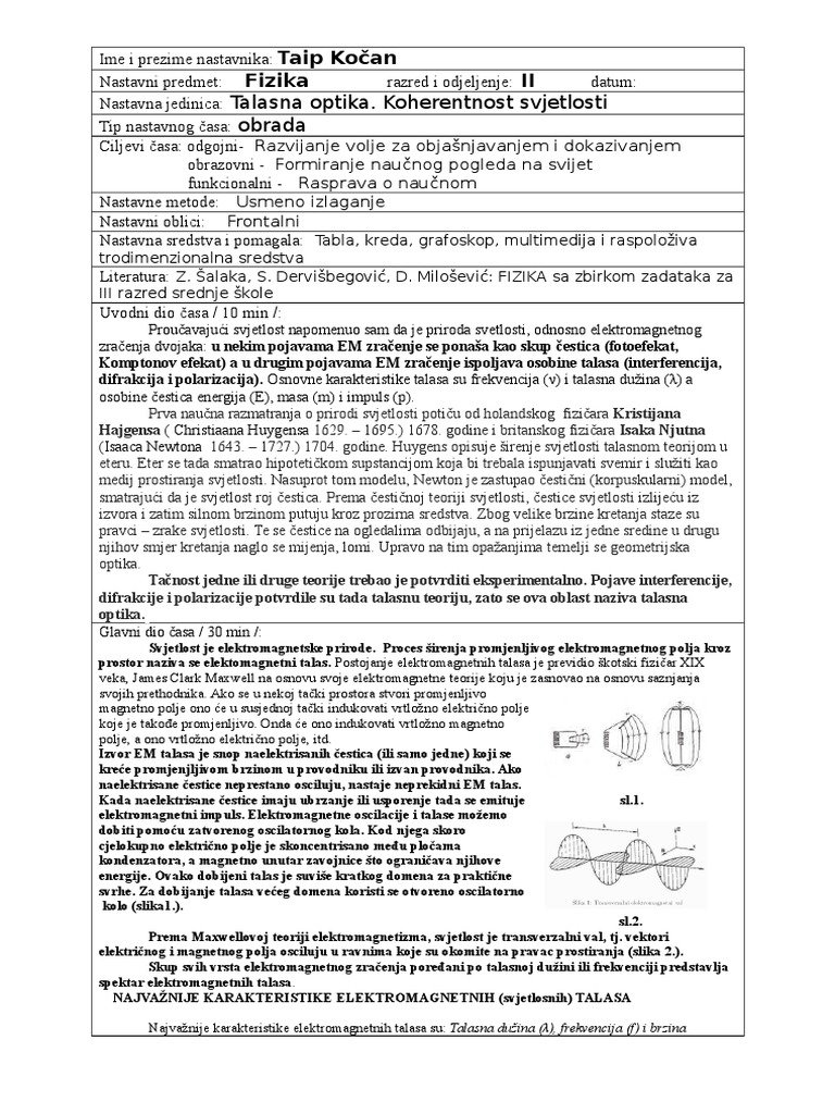 01 Talasna Optika | PDF
